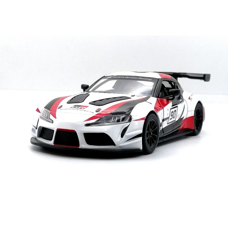 โมเดลรถเหล็ก TOYOTA GR SUPRA RACING CONCEPT ยาว 12.5cm สเกล 136 ประตู ...