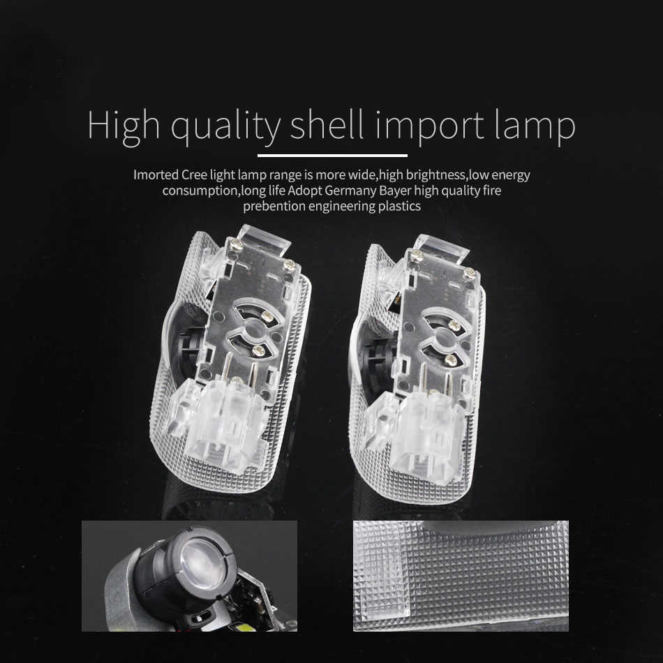Car door logo Ghost Shadow LED Welcome Laser Projector Light For LEXUS ...