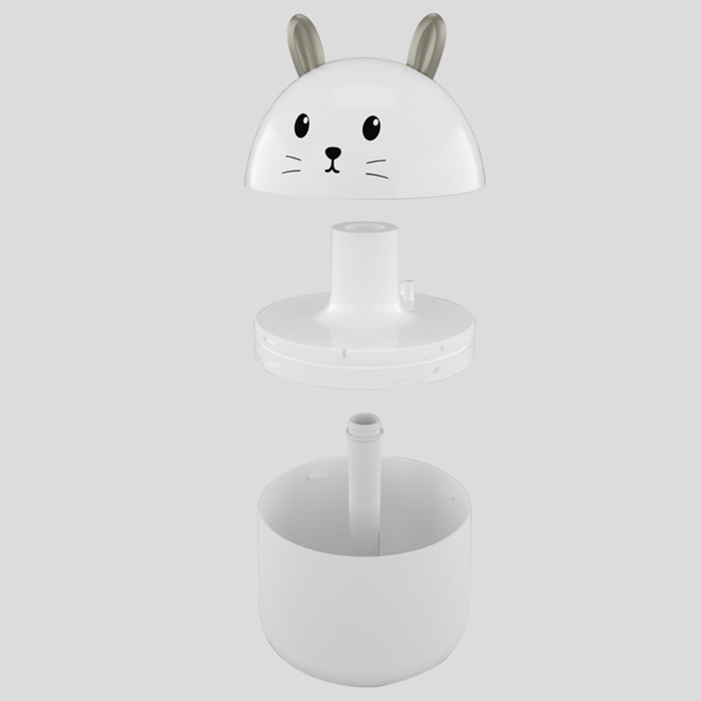 250ml Home Ultrasonic Usb Air Humidifier Cute Pet Rabbit Cool Mist ...