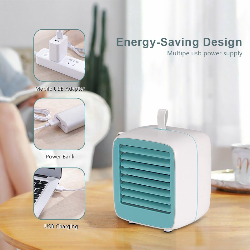 Vnca Box พัดลมทําความชื้นขนาดเล็กแบบพกพา 200 มล - efashion991.th - ThaiPick