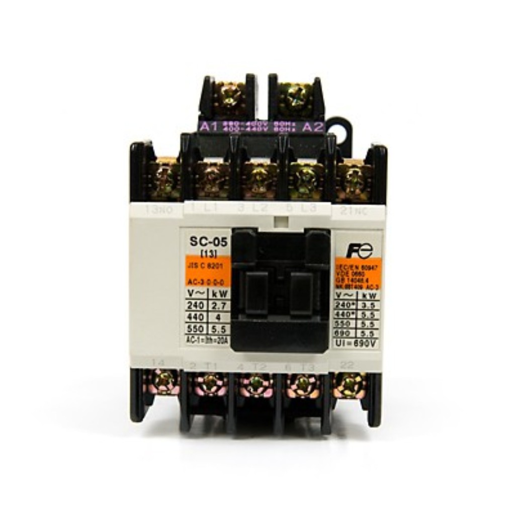 แมกเนติกคอนแทคเตอร์ รุ่น SC-05 380V FUJI Magnetic Contactor Model SC-05 ...