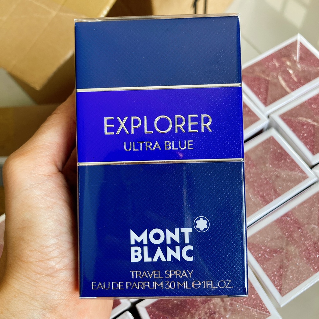 น้ำหอมↂ(30 ML) Montblanc Explorer Ultra Blue EDP For Men 30 ml กล่องซีล - 1ncgj453go - ThaiPick