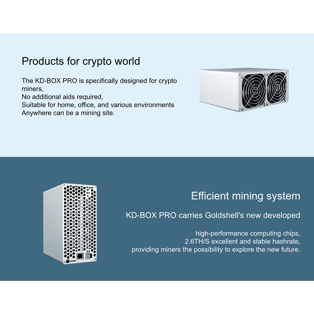 (Preorder) Goldshell KD-BOX PRO เครื่องขุดเหรียญ KDA มือ1 ...