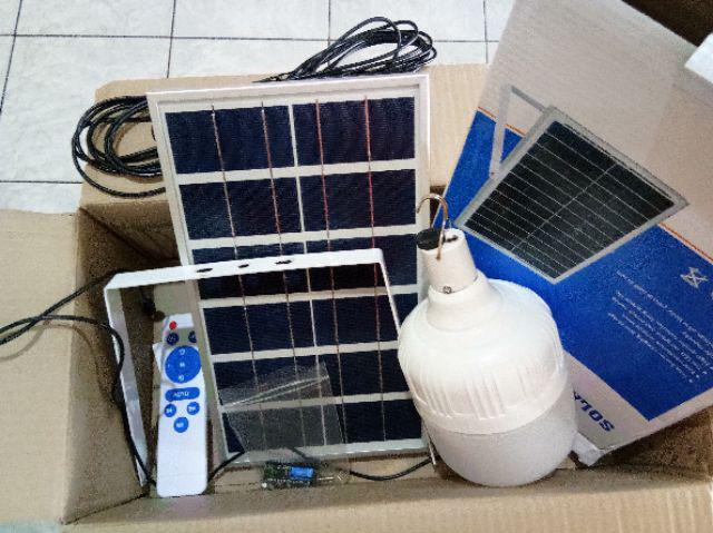 OMUDA_SHOP ไฟ Solar cell แผงโซล่าเซลล์และหลอดไฟ Led ขนาด 50W และ 60W หลอดไฟมีแบตเตอรี่ในตัว แยก ...