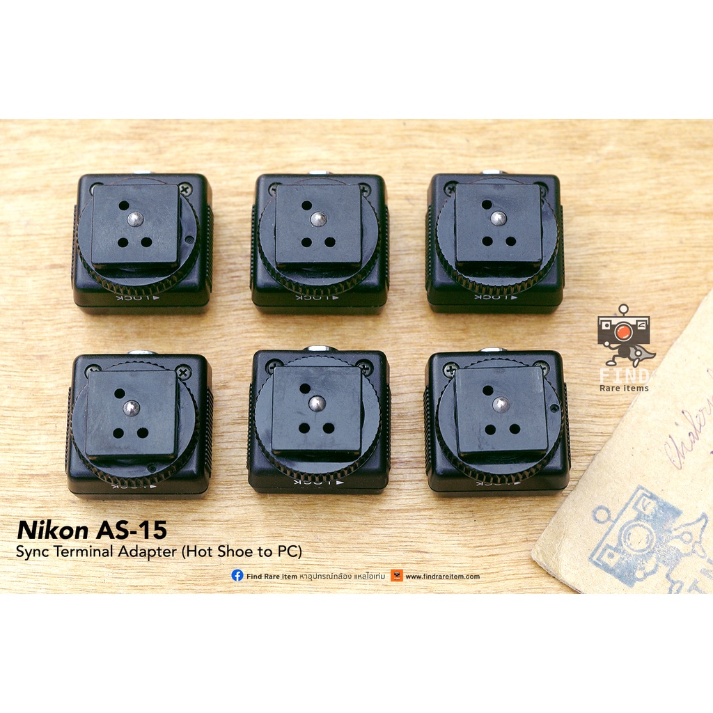 Nikon AS-15 Sync Terminal Adapter อแดปเตอร์แฟลช Nikon AS-15 AS15 ของแท้ ...
