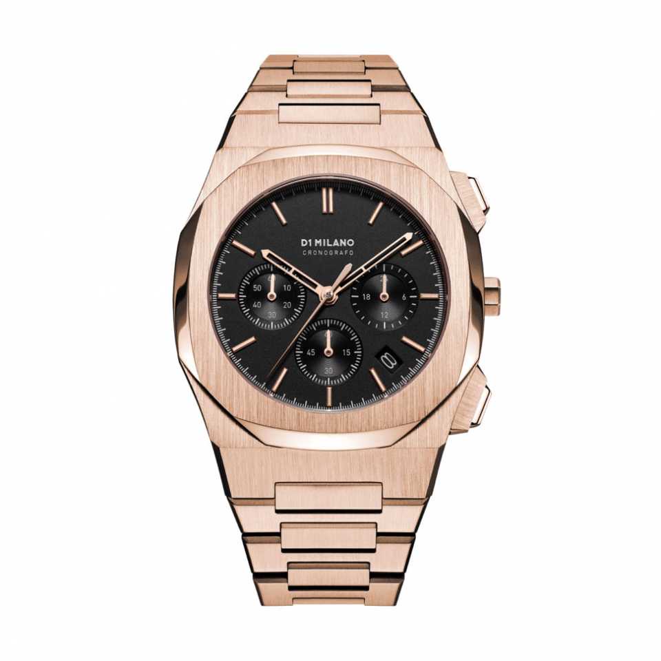 D1 milano Chronograph D1-CHBJ04 41.5mm หรูหราเงาวับจับตา ทรง A.P ...