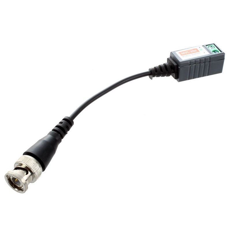 2 networks CAT 5 camera CCTV BNC coaxial passive video balun UTP ...