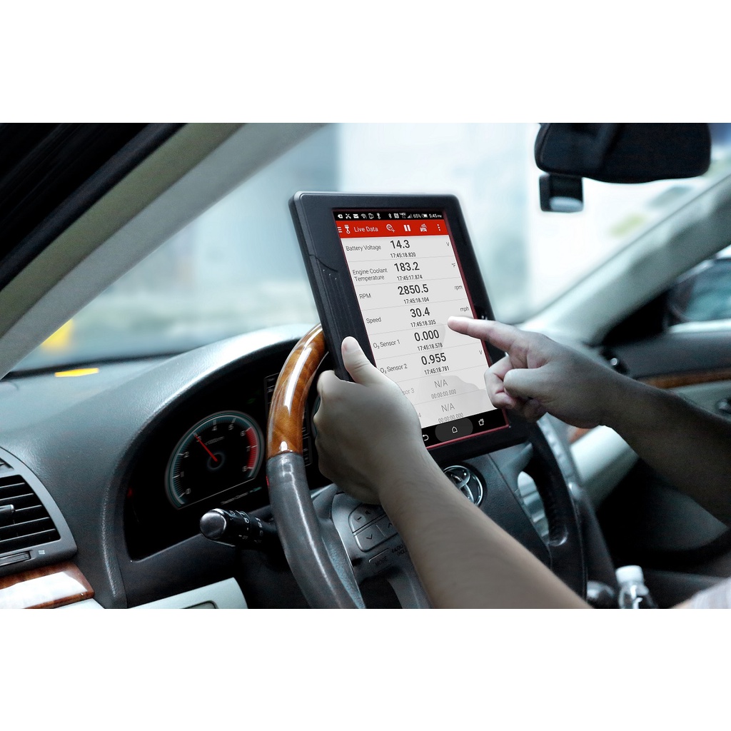 BRhinowell OBD2 tablet scanner plastic shell with silicone jacket for ...