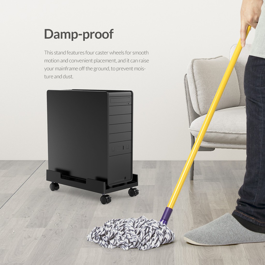 ORICO Computer Towers Stand Cart Mobile Adjustable Computer CPU Holder ...