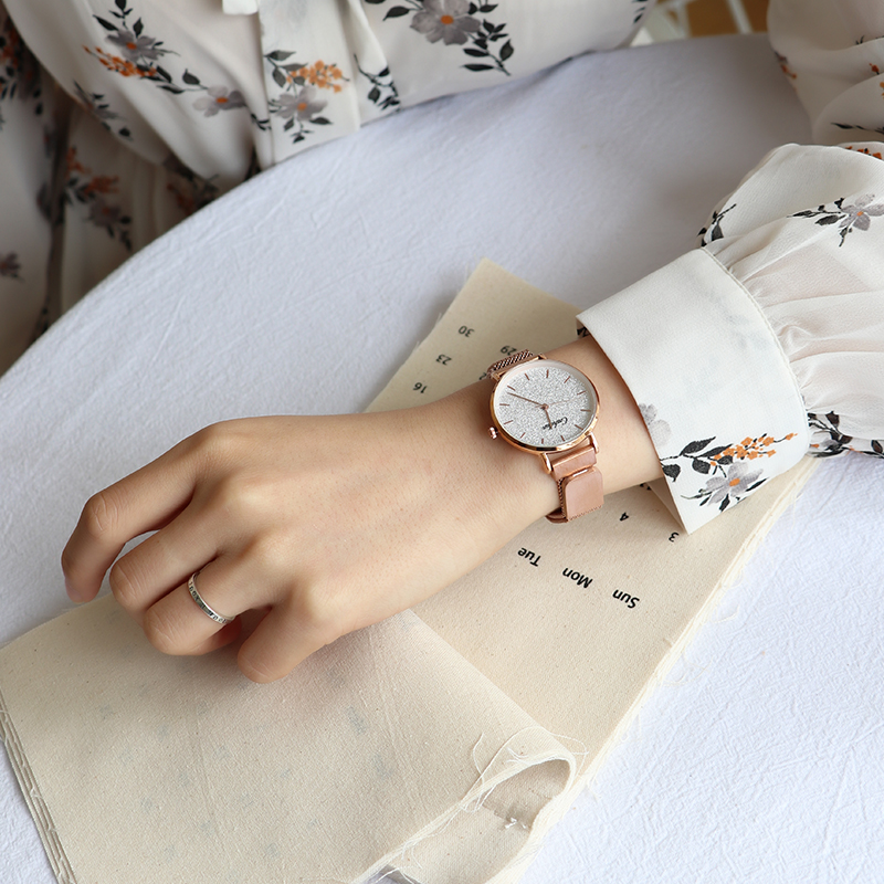 Bandu watch female ins style simple temperament starry sky full of ...