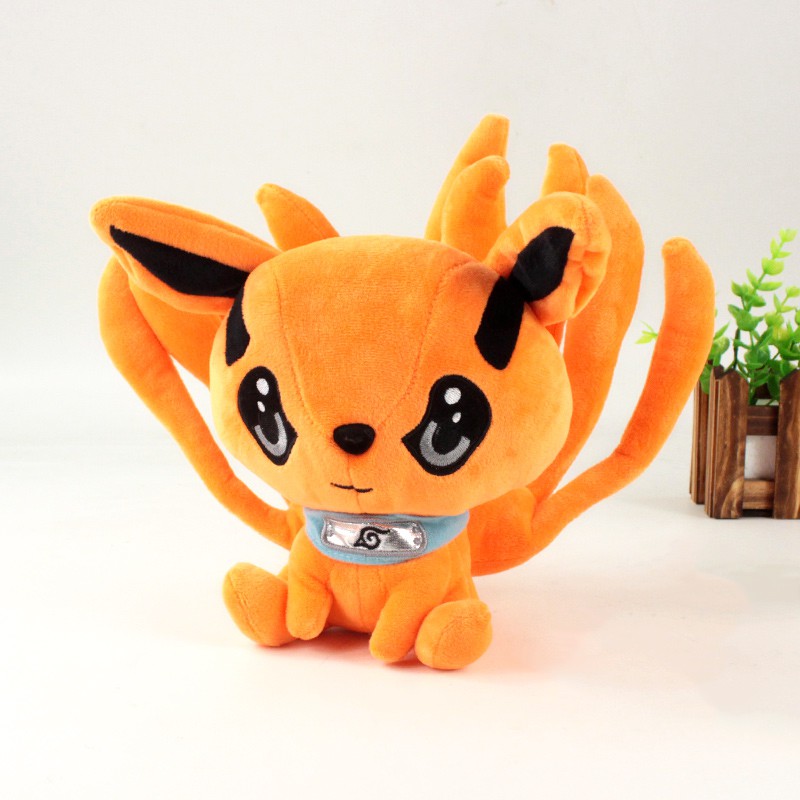 Anime Naruto Shippuden Plush Toys Doll Cute Uzumaki Naruto Kurama Nine ...