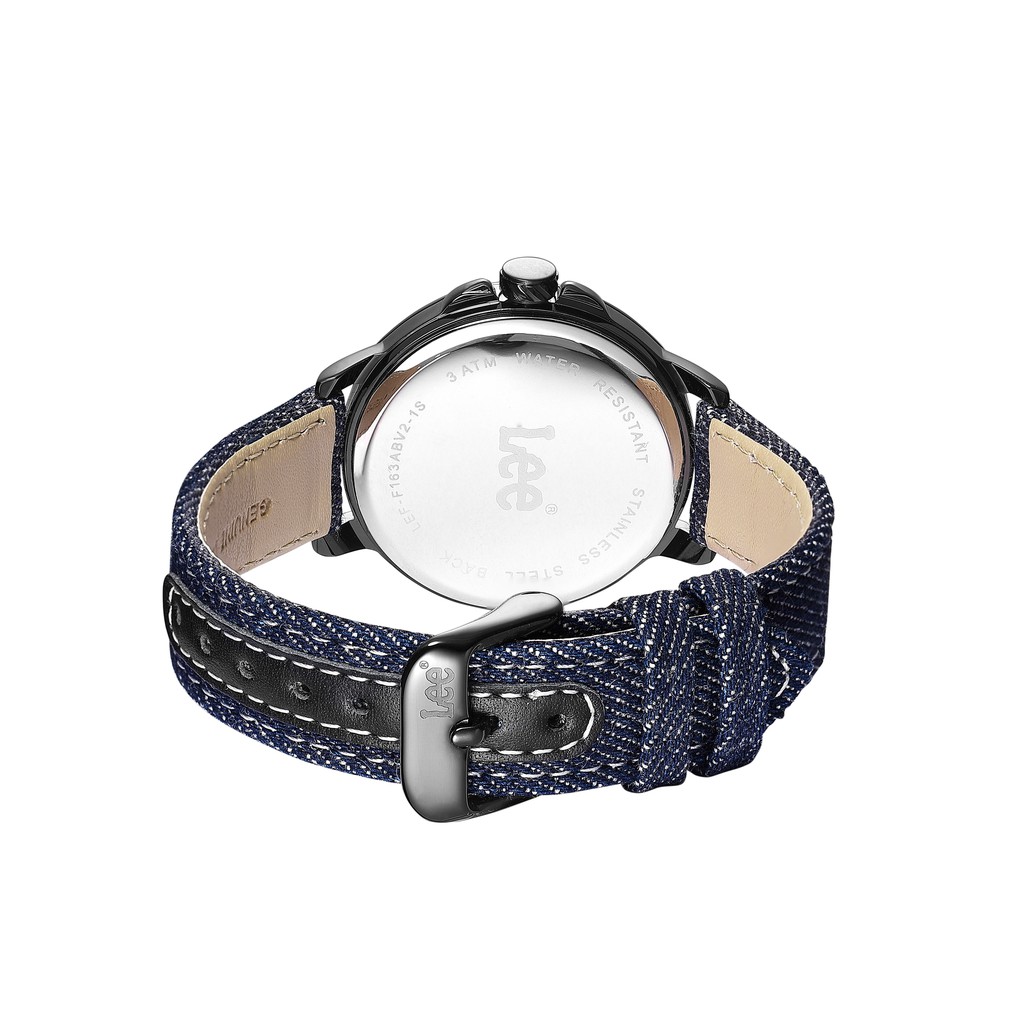 Lee นาฬิกาข้อมือ Metropolitan LEF-F163ABV2-1S แบรนด์แท้ USA สายหนังหุ้ม ...