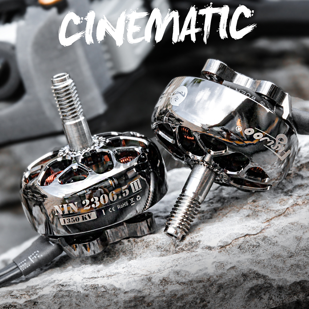 อะไหล่มอเตอร์ Flywoo Nin 2306 . 5 V2 1350 Kv 1750 Kv 4-6S 2450 Kv 4-5 S สําหรับโดรน Fpv ...