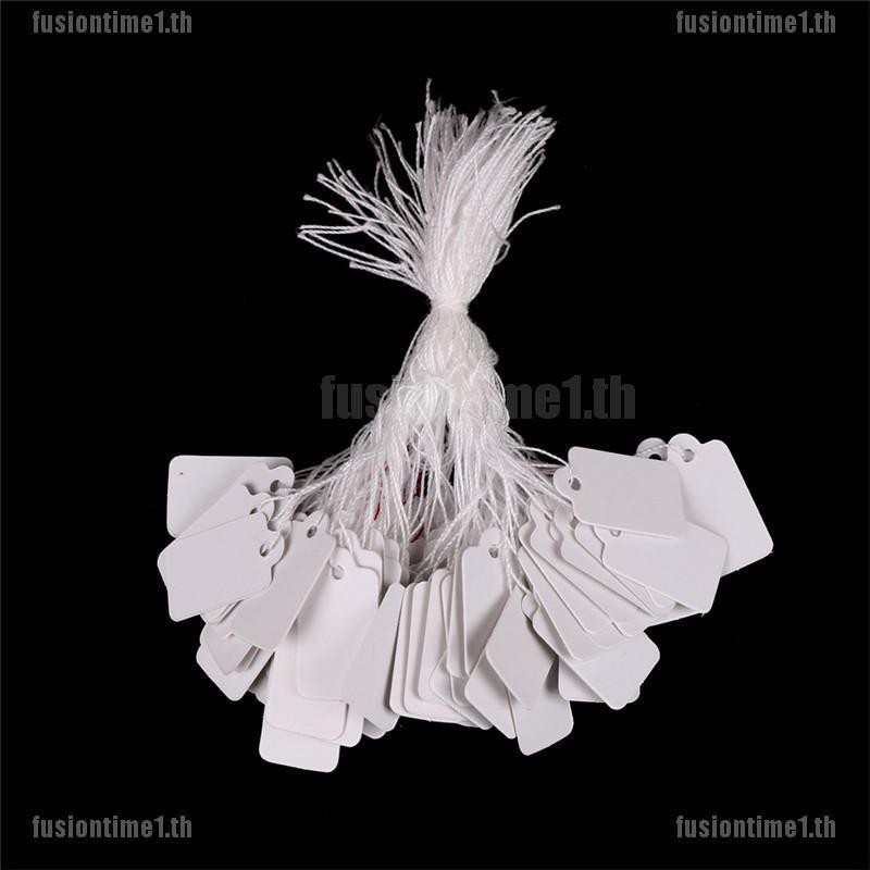 [Fusion] 100X Labels Tie String Strung Price Tickets Jewelry Watch ...
