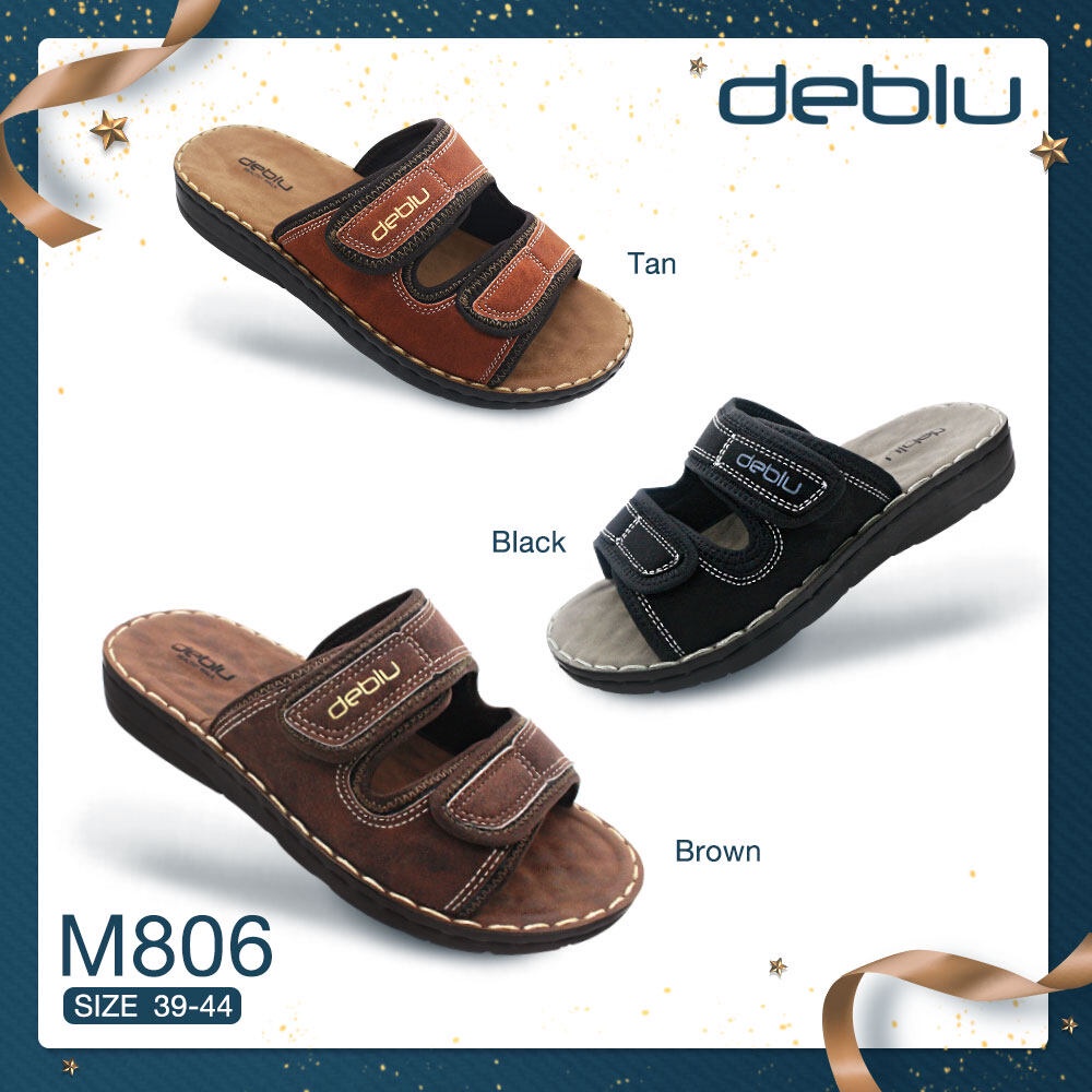 Deblu รองเท้าผู้ชายสวมหูหนีบ รุ่น M806 รองเท้าเพื่อสุขภาพ รองเท้าแตะ รองเท้าลำลอง - boychongmek ...