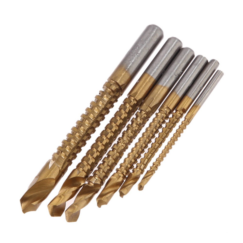6 ชิ้น Titanium Coated HSS Drill Bits - acelit.th - ThaiPick