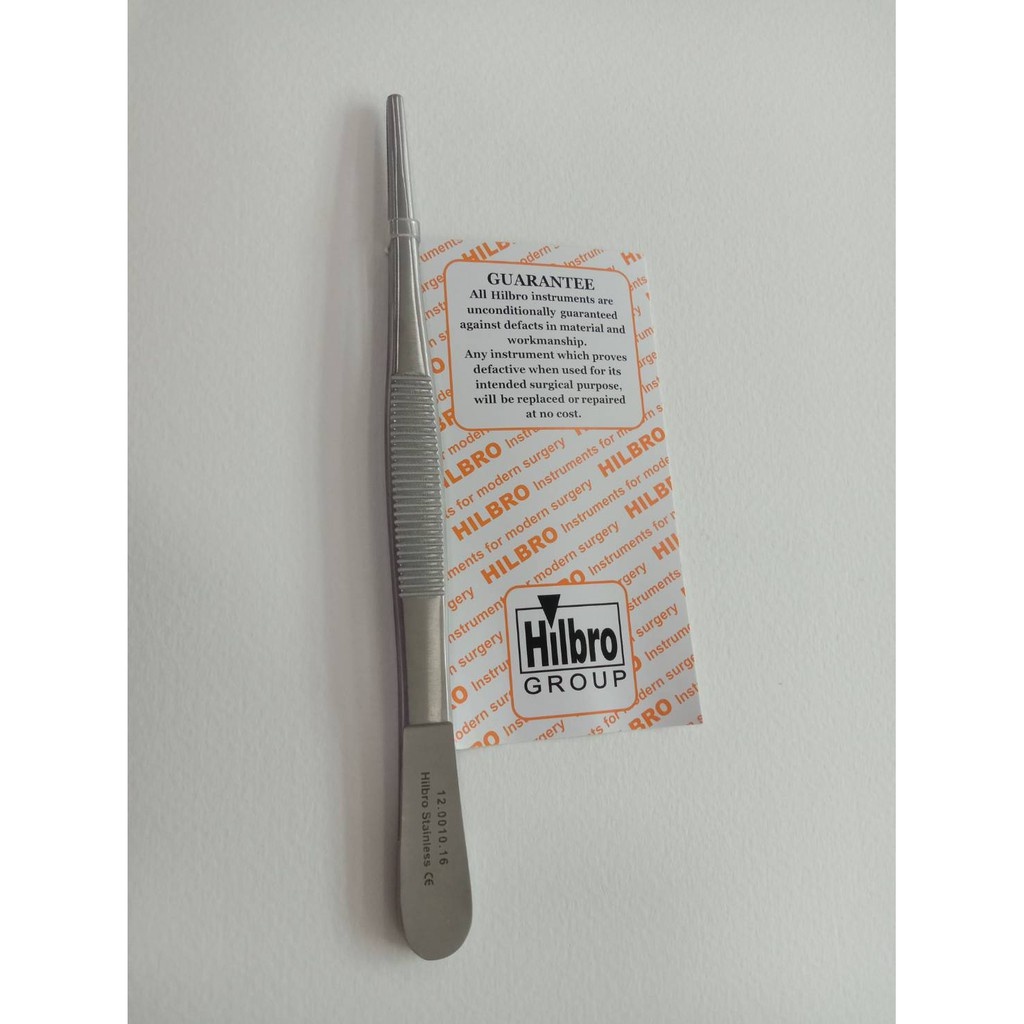 FORCEP ฟอร์เซป ปากคีบสแตนเลส (ไม่มีเขี้ยว) Hilbro(ฮิลโบร ...