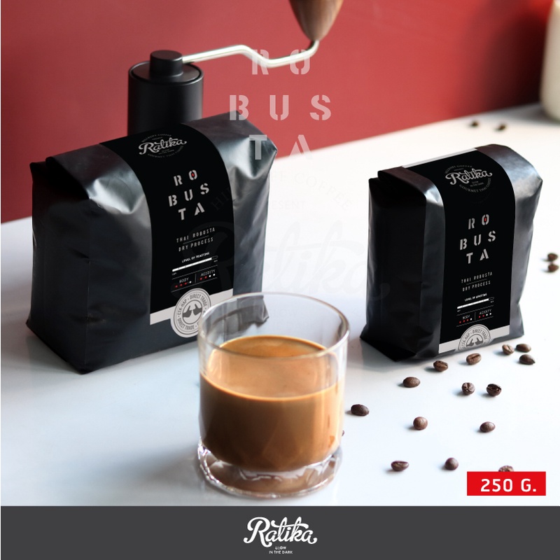 Ratika | เมล็ดกาแฟคั่ว Ratika Coffee Robusta : กาแฟราติก้า โรบัสต้าแท้ ...