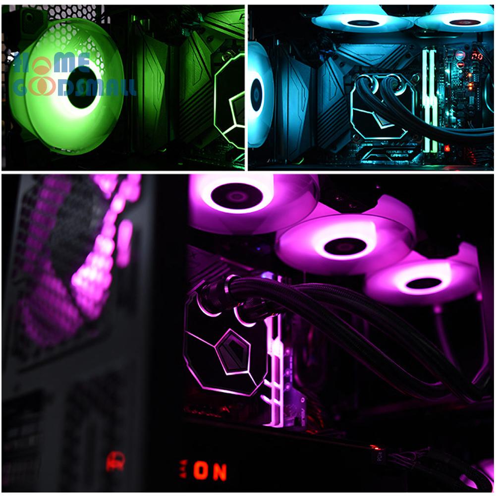 READY STOCK RGB Addressable RGB PC Case Fan 120mm PWM PC Chassis Fan ...