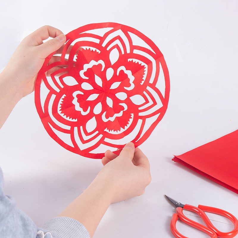 2022 children tiger Chinese wind paper-cut paper-cutting diy2022diy ...