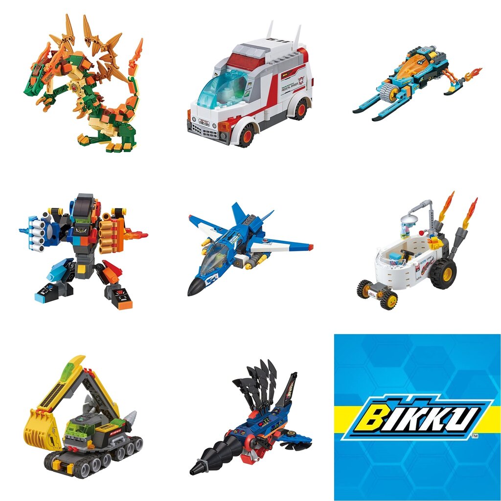 Block BIKKU Series 3 Vehicle World Set Lego Variant ชุดตัวต่อเลโก้บิกกุ ...