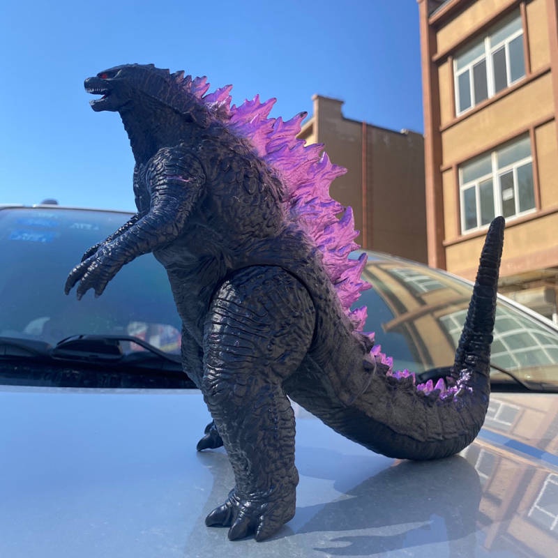 Barly Store Oversized Purple Light Godzilla New Godzilla Soft Rubber ...