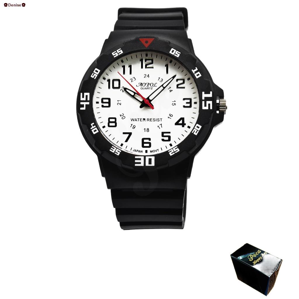 จัดส่งทันทAOPOL Big Watch นาฬิกาข้อมือผู้ชาย-ผู้หญิงและเด็ก สายยาง ระบบ ...
