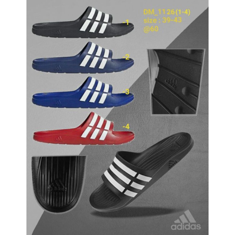 Adidas DURAMO SELOP รองเท้าแตะ | Shopee Thailand