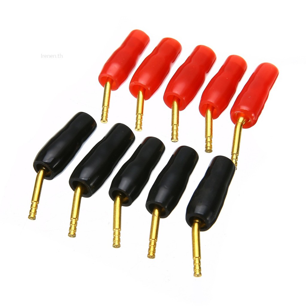 Irenen????5pairs 2mm Banana Wire Cable Pin Plug Speaker Connector for ...