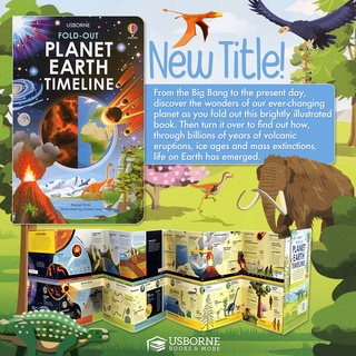 Usborne Timeline Planet Earth (fold out) | Shopee Thailand