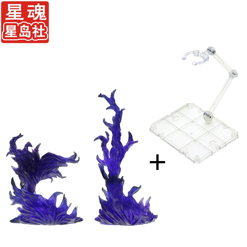 Tamashii Effect BURNING FLAME And Stand Holder Kamen Rider Action ...
