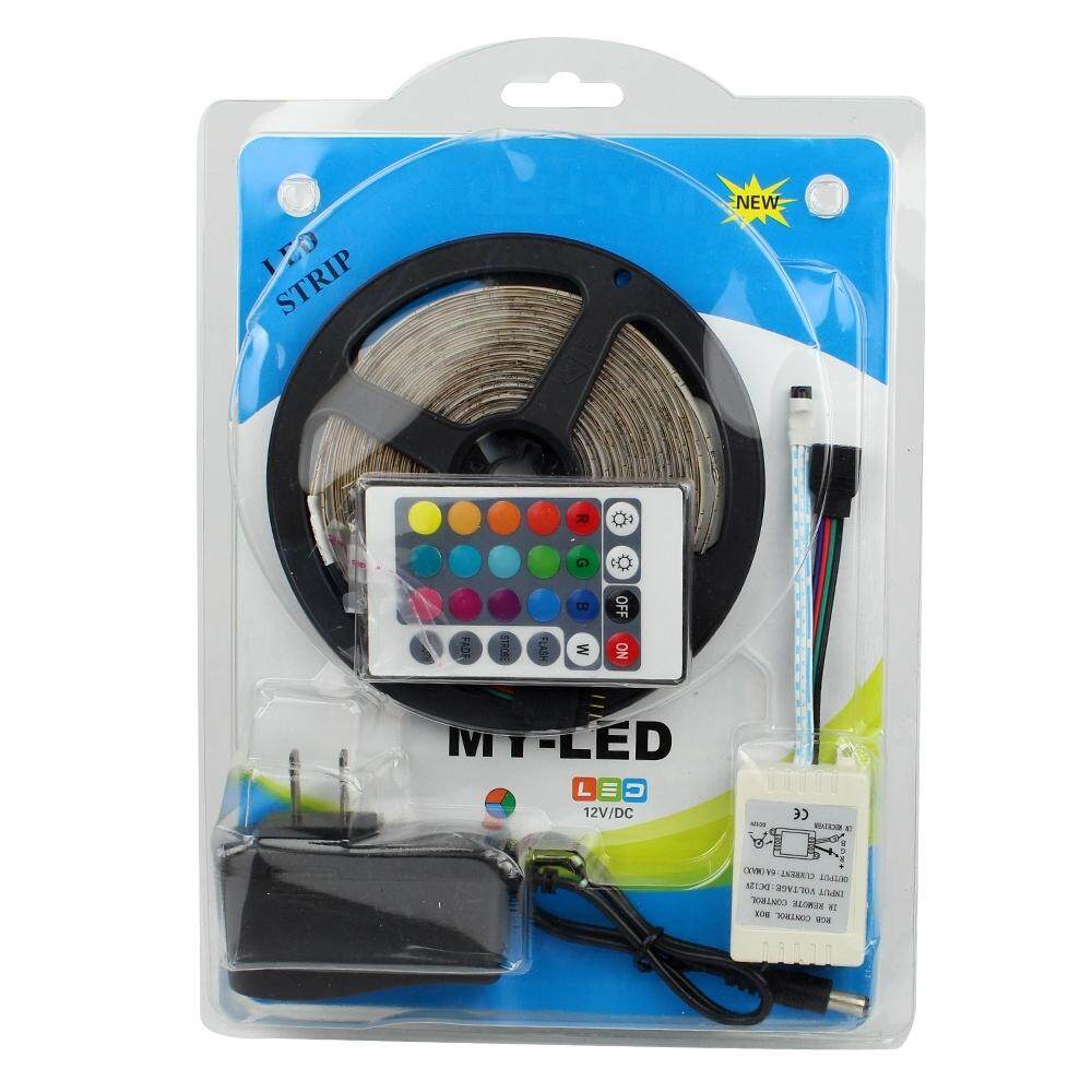 Telecorsa ไฟ LED RGB 5 เมตรพร้อมรีโมท MY-LED LED Strip รุ่น LEDStrip-02A-Rat JTCS - 3dt0zoo3cr ...