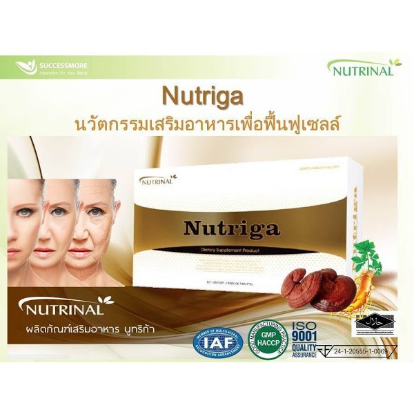 นูทริก้า Nutriga Successmore ผลิตภัณฑ์เสริมอาหารเพิ่มภูมต้านทาน 1 กล่อง ...