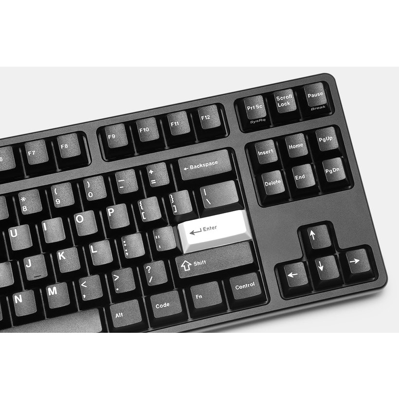 DROP GMK WHITE-ON-BLACK CUSTOM KEYCAP SET - wfkk5s7pfl - ThaiPick