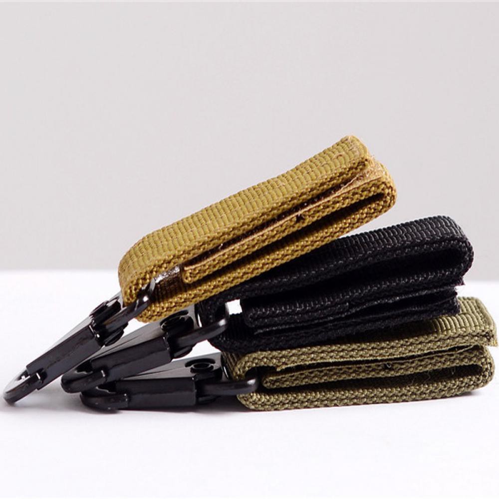 Carabiner Nylon Webbing Hanging Belt Clip Olecranon Buckle Keys Hook ...