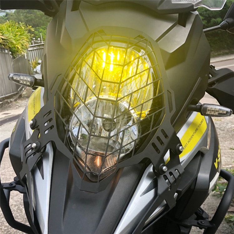 ตาข่ายป้องกันไฟหน้า ดัดแปลง สําหรับ Suzuki V-style 1000 DL1000 17-19 ...