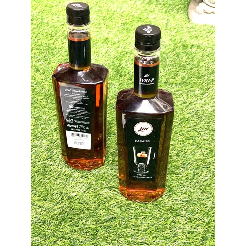 ลิน ไซรัป กลิ่นคาราเมล Lin Caramel Syrup 750ml. - steshawang - ThaiPick