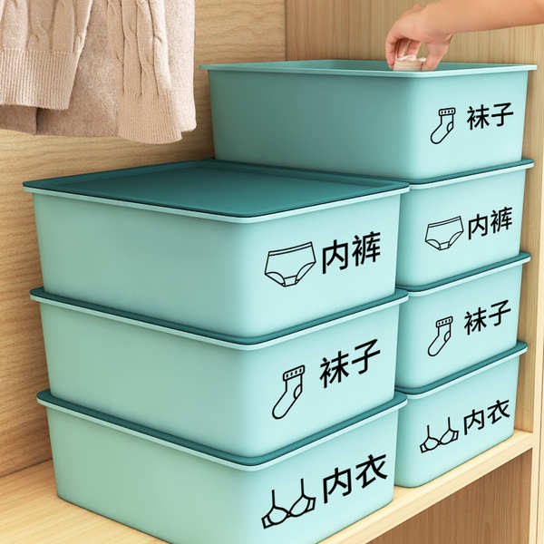 Wardrobe underwear storage box female panties socks finishing artifact ...
