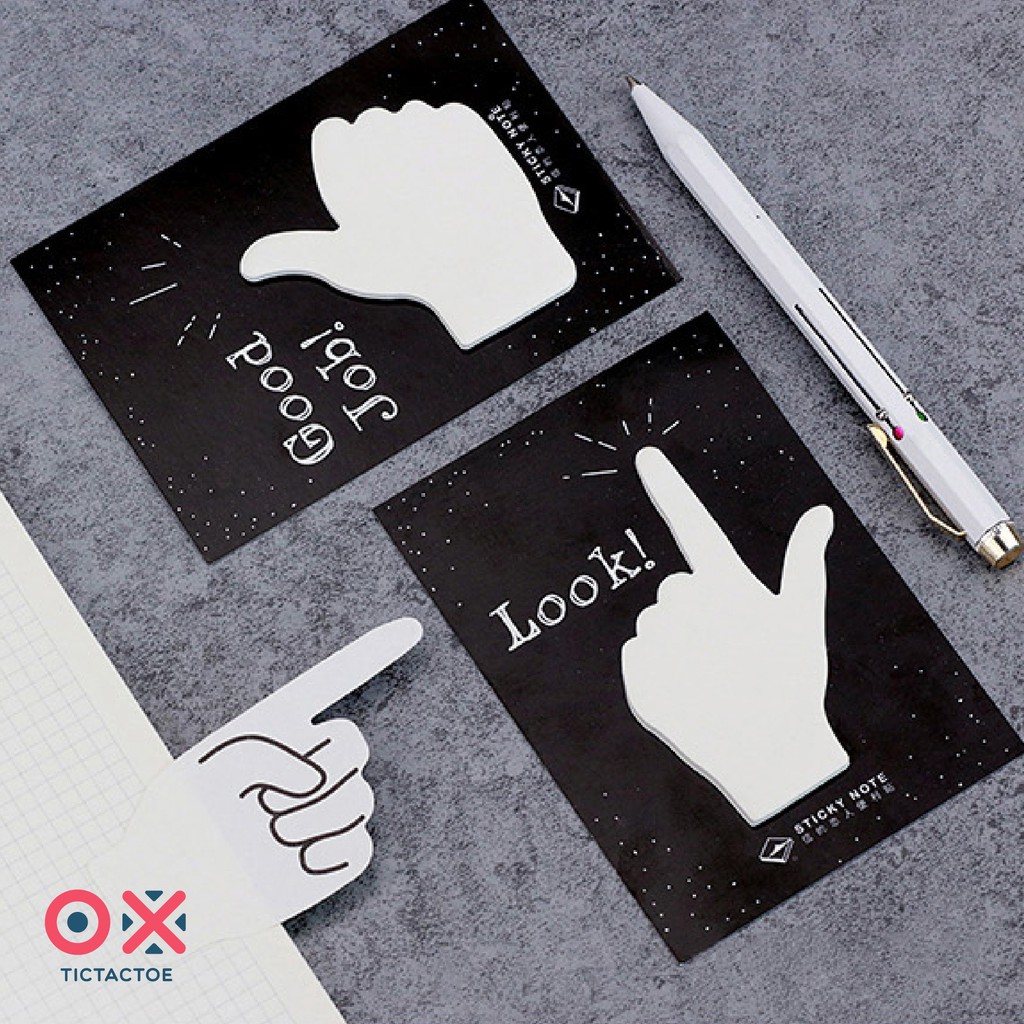 Post it - Hand - Sticky Note กระดาษโน้ต ลายมือ | Shopee Thailand