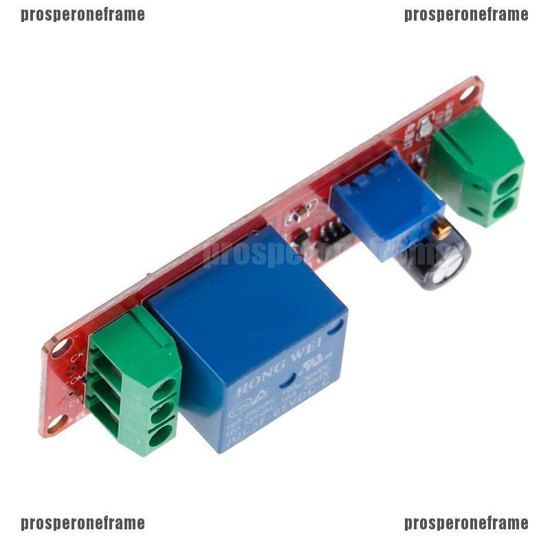 DC 5V NE555 timer switch adjustable module 0-10s time delay relay modul ...