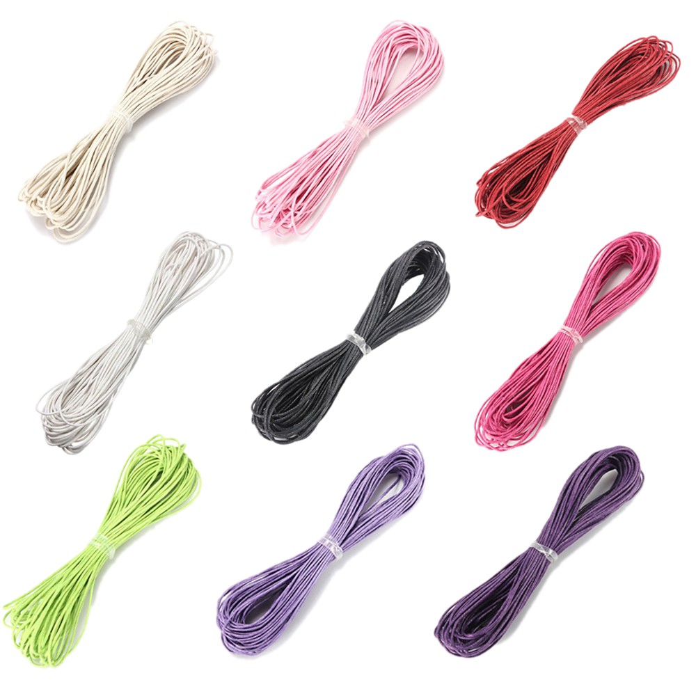 1 Roll 1mm Waxed Cotton Thread Cords Necklace Thread Wire ...