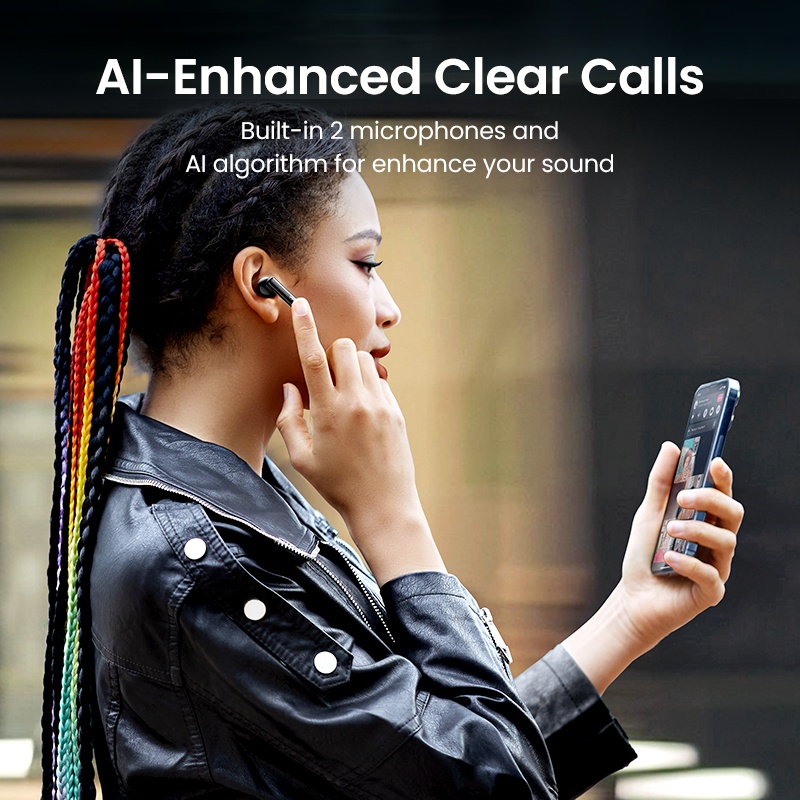wNEWUGREEN HiTune T3 ANC Wireless TWS Bluetooth 5.2 Earphones Active ...