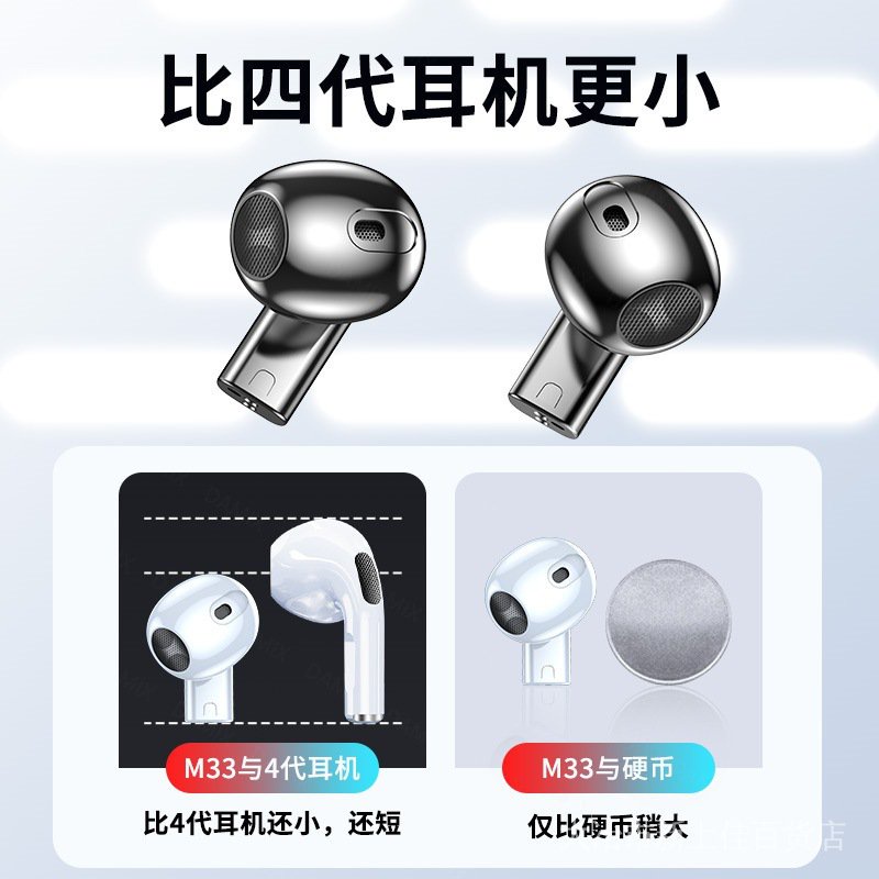 Bluetooth Headset New Style M33 Wireless Sports Bluetooth Headset ...