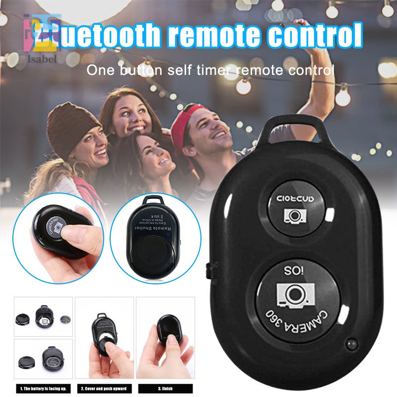 Bluetooth Remote Control Button Wireless Portable for Mobile Phone ...