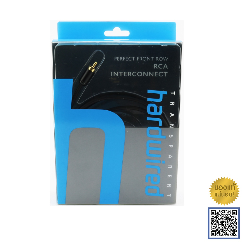 ของแท้100 Transparent Hardwired RCA Interconnects Cables Audio grade RCA Cable ยาว 0.9m ร้าน All ...