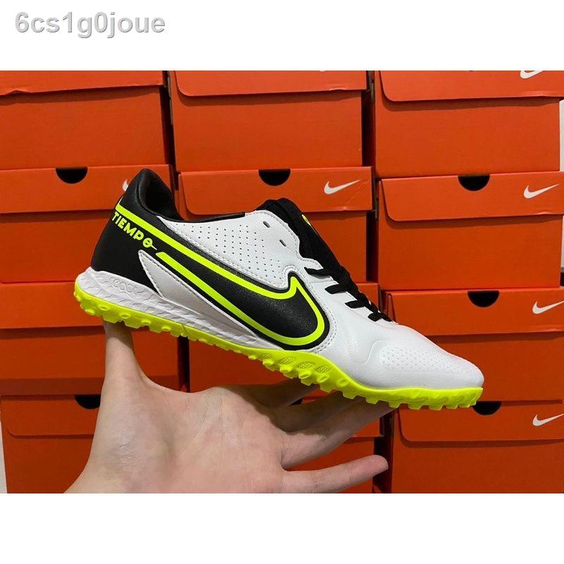 Kasut Bola Sepak Futsal Nike Tiempo 9 Pro White Black Yellow Strike Tf ...