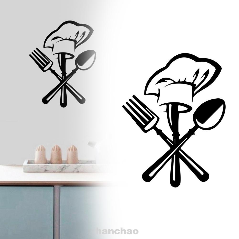 Double Sided PVC Self Adhesive Reusable Waterproof Chef Hat Pattern ...