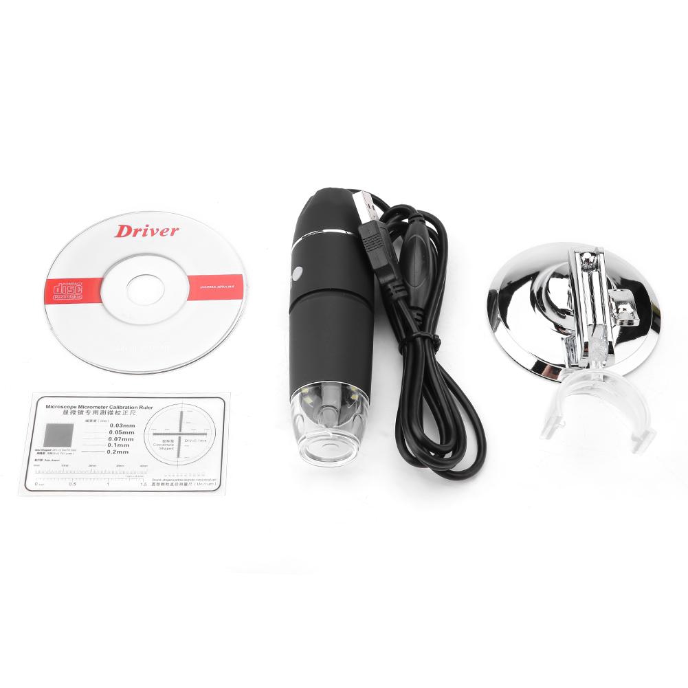 1600X 8 LED Wireless Zoom Digital Microscope Hand Held Endoscope USB ...