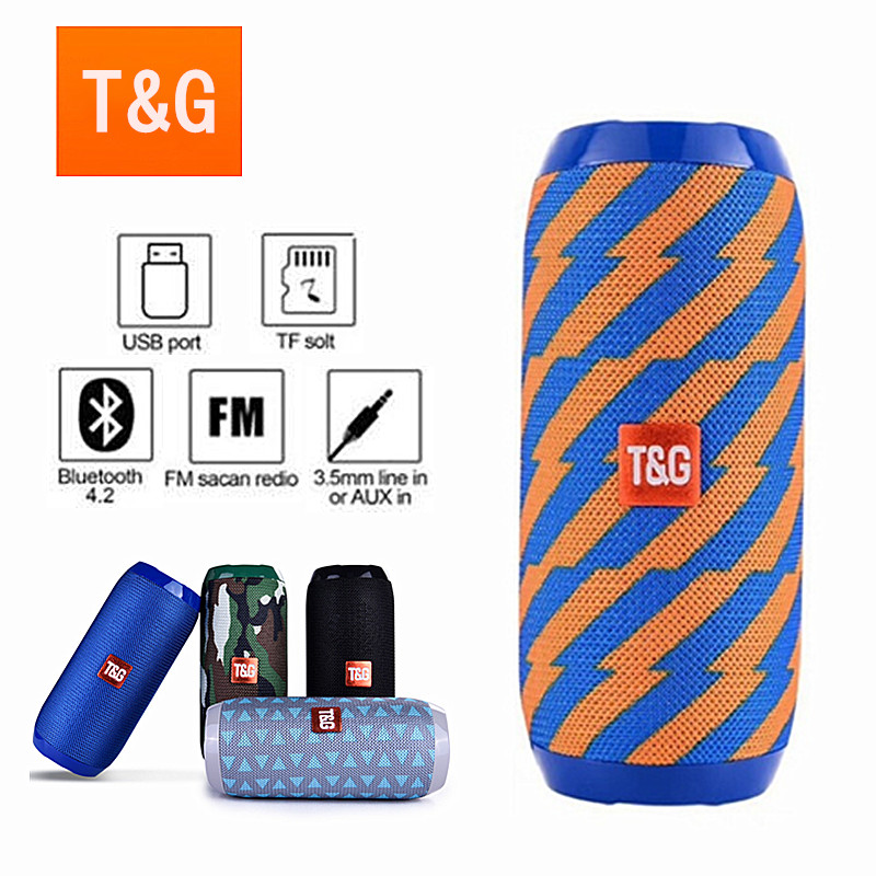 TG117 Bluetooth Speaker Waterproof Portable Wireless Column Loudspeaker ...