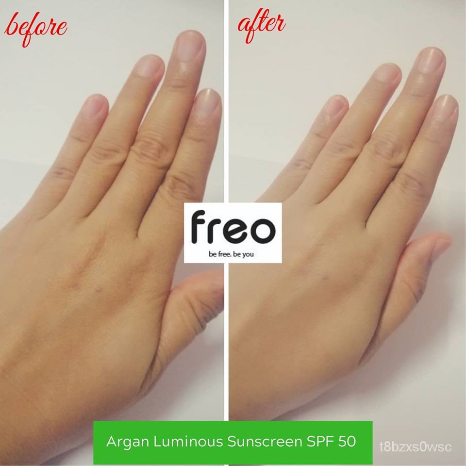 GERMAN WHITENING SUNSCREEN *FREO ARGAN LUMINOUS SUNSCREEN xyQx ...
